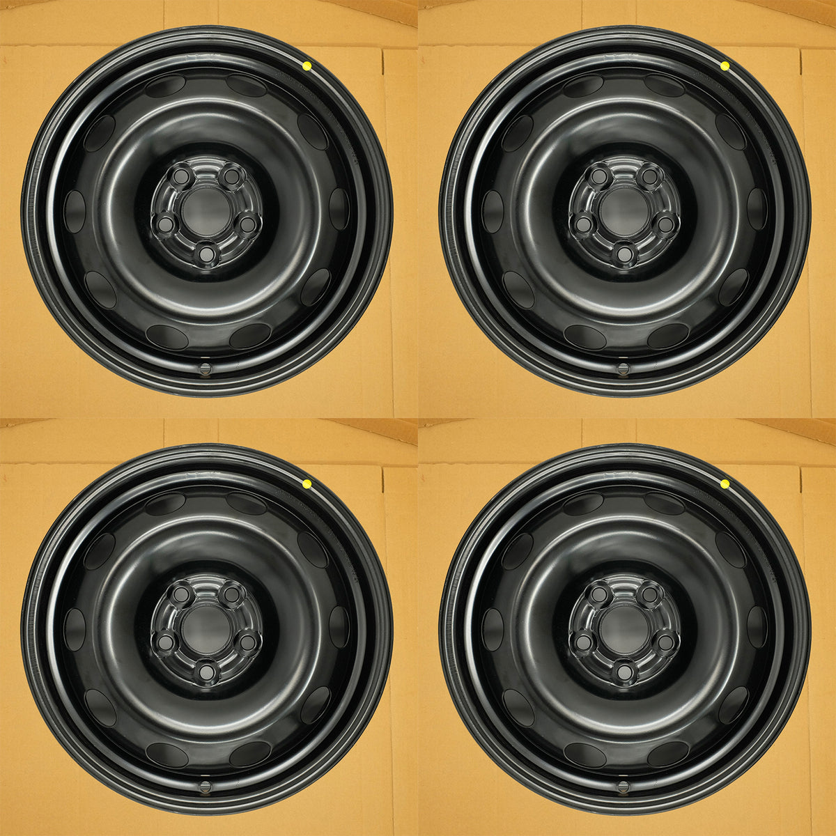 For Toyota Corolla OEM Design Steel Wheel 15" 15X6 2009-2020 Black Set ...