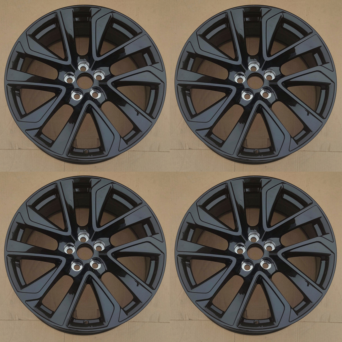 18" Set of 4 18x8 Gloss Black Alloy Wheels For Toyota Corolla 2019-202 ...