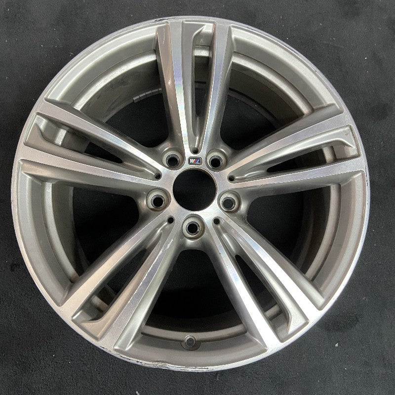 19" BMW 320i 15 19x8.5 5 double spoke narrow spoke Original OEM Wheel ...