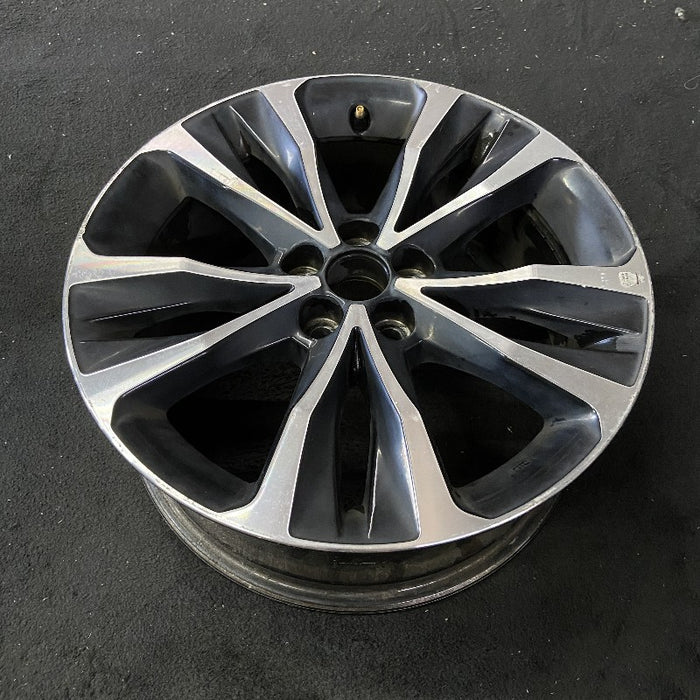 17" COROLLA 17 Sdn 17x7 alloy 10 spoke split spoke black accent Origin ...