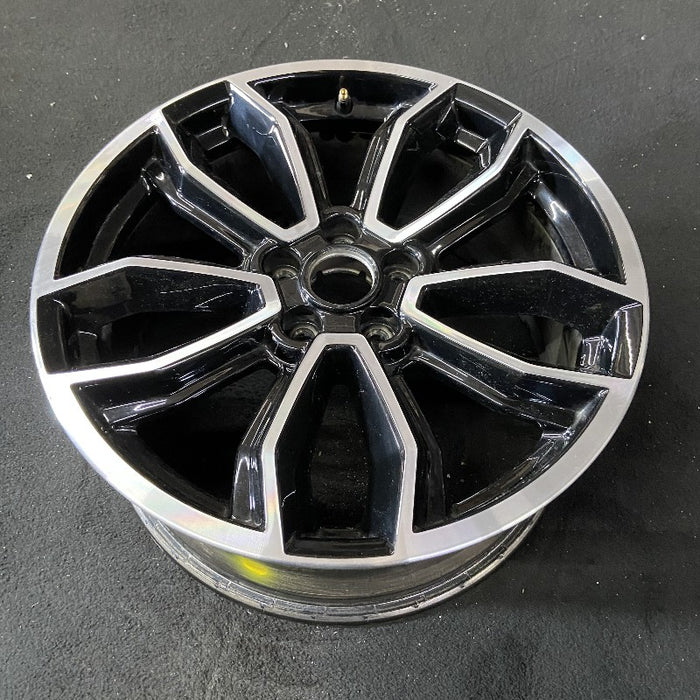 19" MUSTANG 13-14 19x8.5 TPMS machined edges inlay 5 split spoke Y spo ...