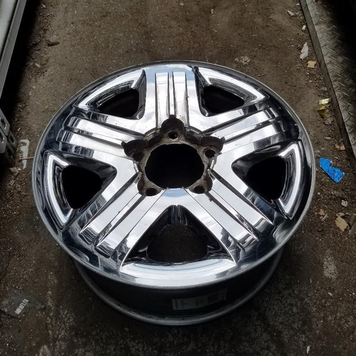 18" TUNDRA 12-13 18x8 steel chrome clad 5 spoke Original OEM Wheel Rim ...