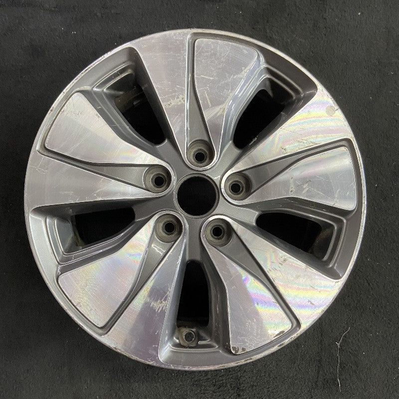 16" OPTIMA 17-18 16x6-1/2 alloy fluted spoke w/o Original OEM Wheel Ri ...