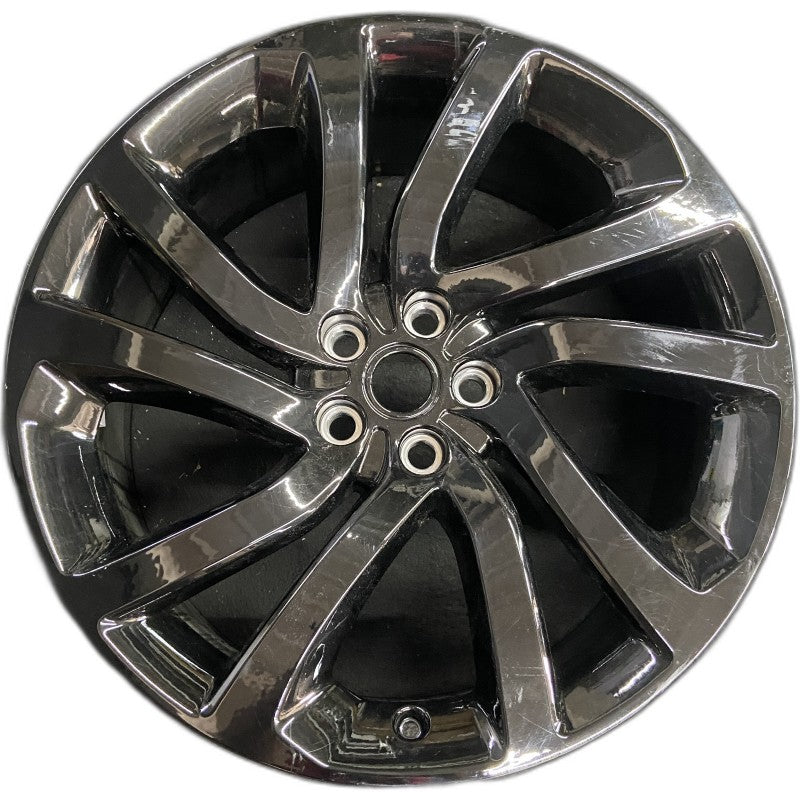 22" DISCOVERY 17-20 22x9.5 alloy 5 spoke slanted V black Original OEM ...