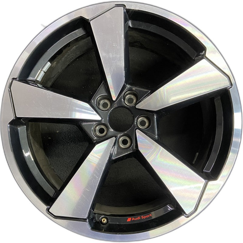 20" AUDI Q5 22-24 20x8 alloy 5 spoke machined single spoke Original OE — OEM WHEEL SHOP