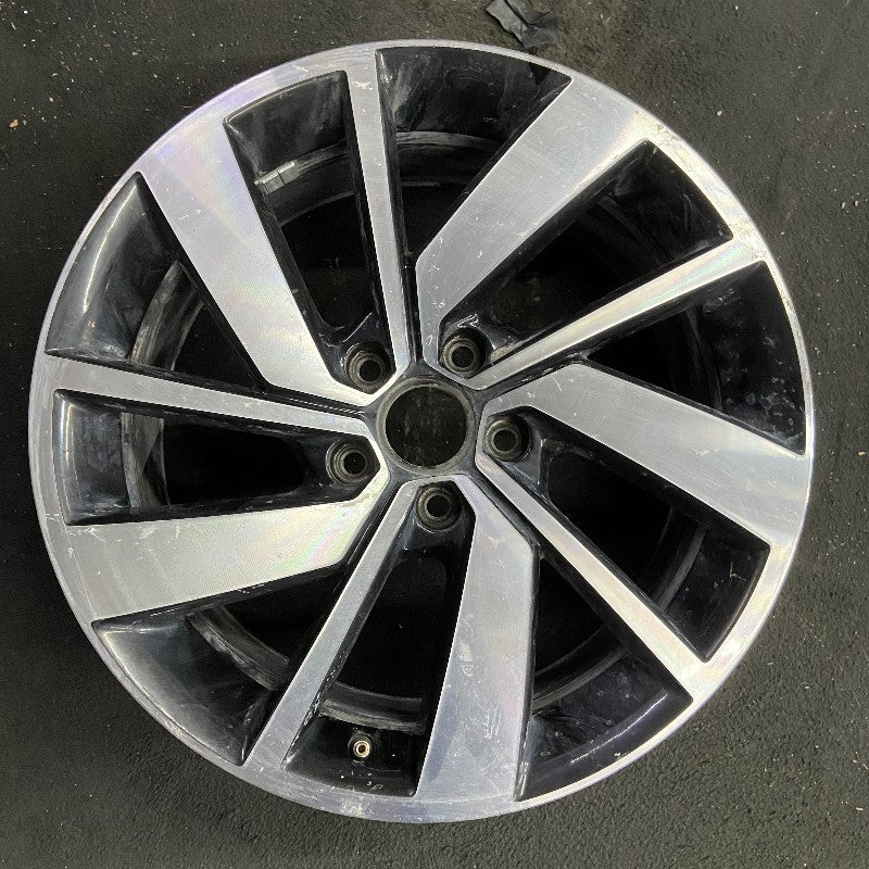 18" JETTA GLI 19-21 18x7.5 alloy 5 double spoke machined face with poc ...