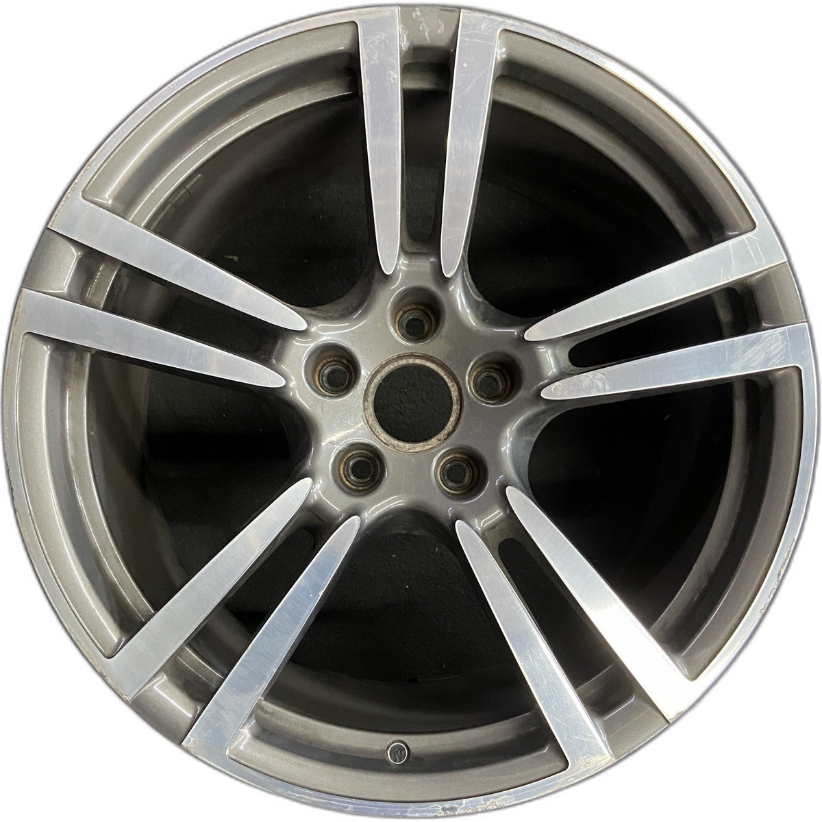 21" PORSCHE CAYENNE 11-18 21x10 , 5 double spoke Original OEM Wheel Ri ...