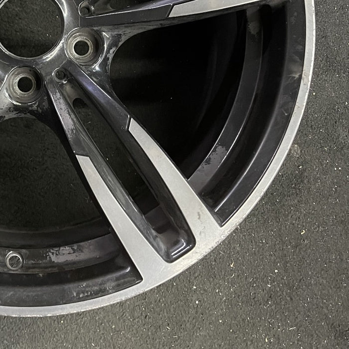 19" BMW M2 16-17 19x10 alloy 10 spoke wide spoke edge rear black Origi ...
