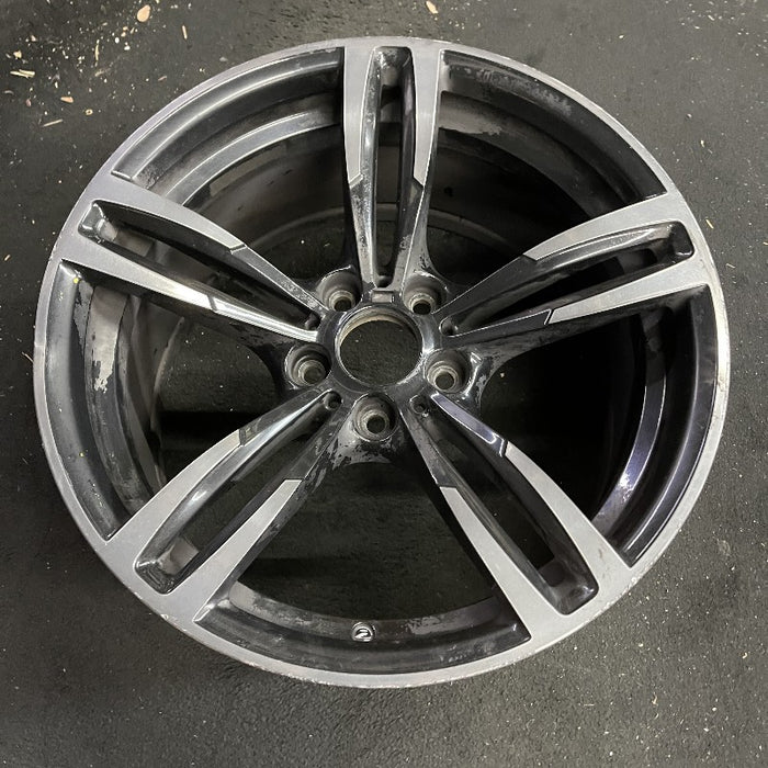 19" BMW M2 16-17 19x10 alloy 10 spoke wide spoke edge rear black Origi ...