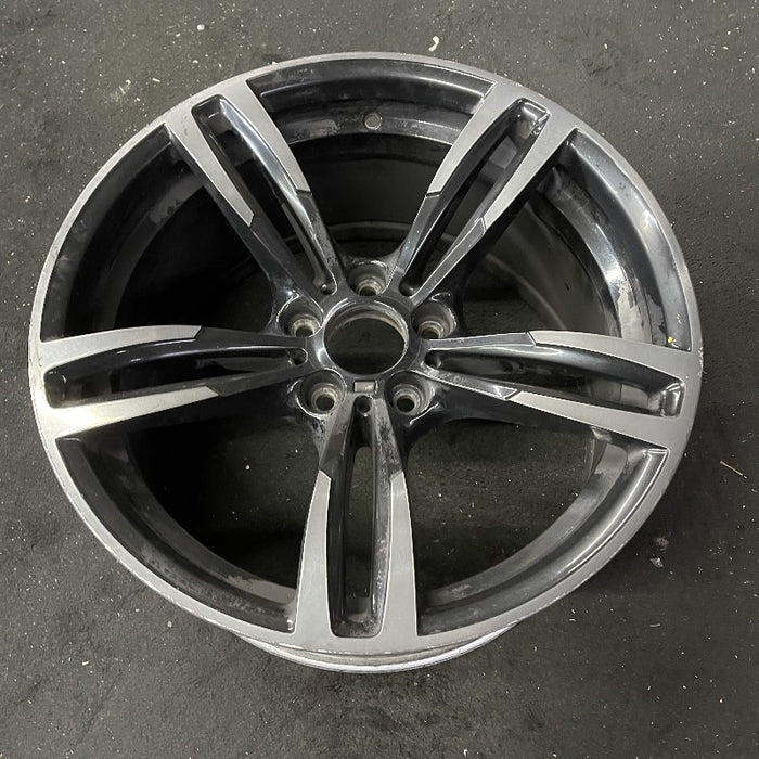 19" BMW M2 16-17 19x10 alloy 10 spoke wide spoke edge rear black Origi ...