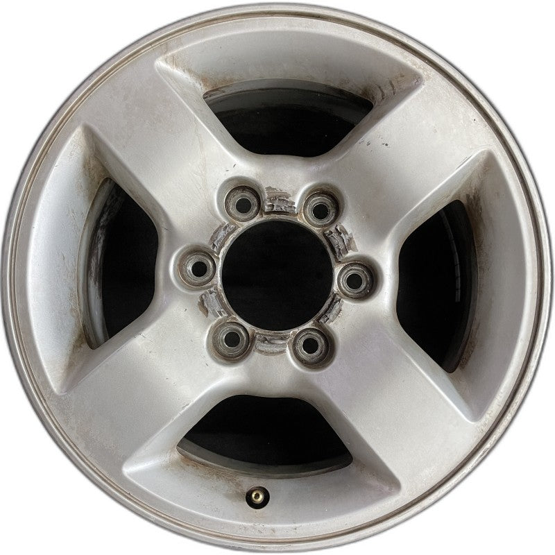 16" XTERRA 04 16x7 alloy 4 spoke flat spoke silver XE Original OEM Whe ...