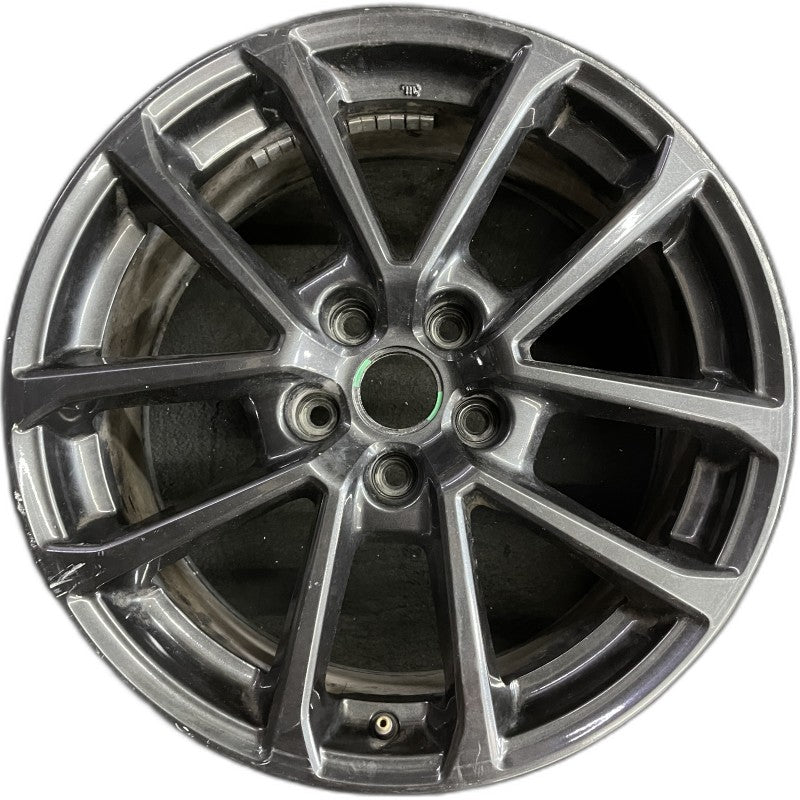 18" WRX 18 18x8.5 alloy 5 V spoke gunmetal Original OEM Wheel Rim — OEM ...