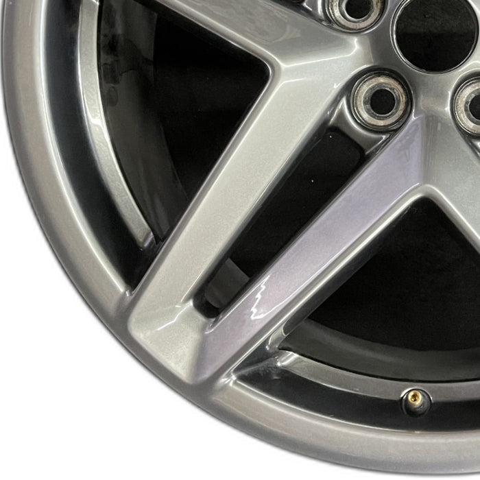19" MUSTANG 24 19x8.5 5 spoke split spoke silver Original OEM Wheel Ri ...