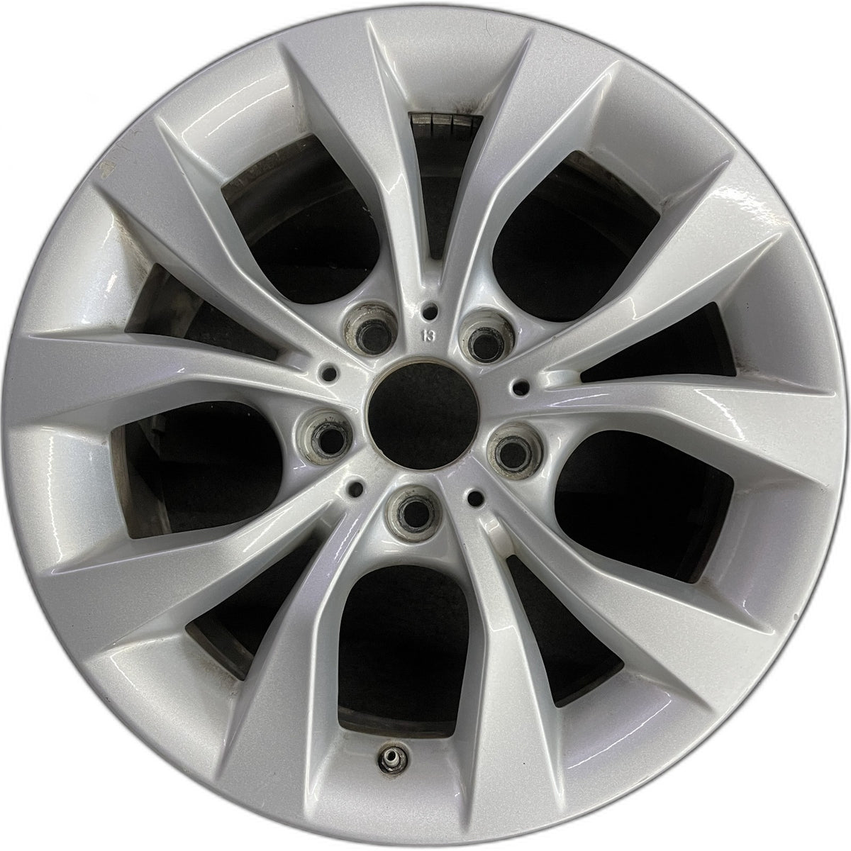 17" BMW X1 12-15 17x7.5, alloy, 5 spoke, V spoke, flat spoke edge Orig ...
