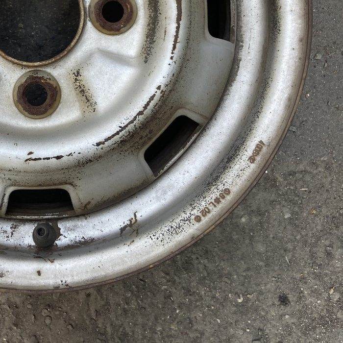12" FIREFLY 85-86 12x4 silver Original OEM Wheel Rim — OEM WHEEL SHOP