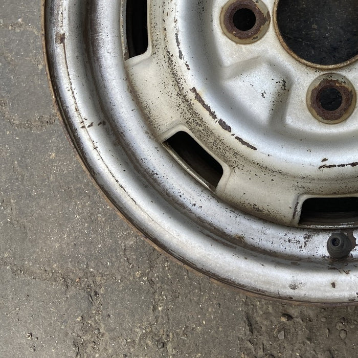 12" FIREFLY 85-86 12x4 silver Original OEM Wheel Rim — OEM WHEEL SHOP