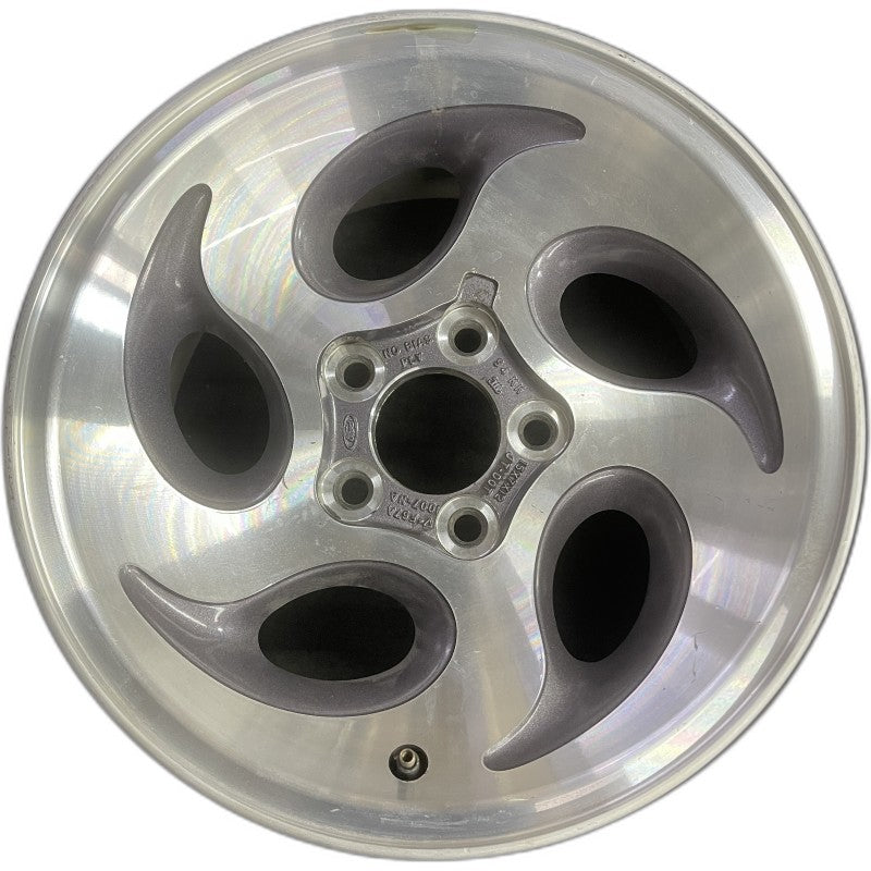 15" MOUNTAINEER 97 15x7 aluminum 5 ovals charcoal Original OEM Wheel R ...