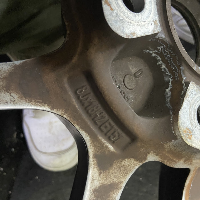 18" PORSCHE BOXSTER 17-25 18x8, , triangle spoke Original OEM Wheel Ri ...