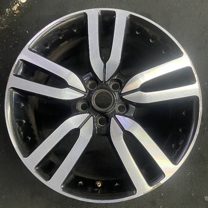 20" LR4 10-16 alloy 20x8.5 5 split spoke silver black inlay Original O ...