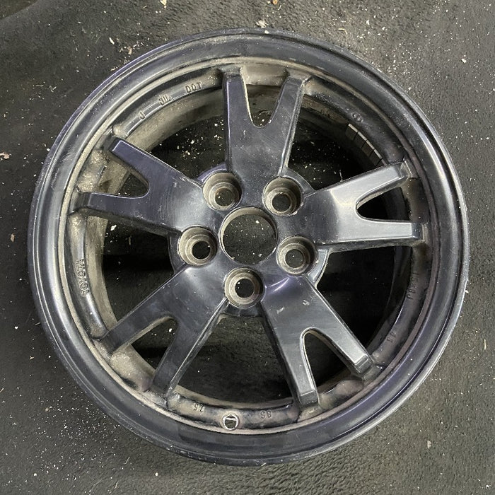 15" PRIUS 10-11 15x6 alloy 5 split spoke black Original OEM Wheel Rim ...