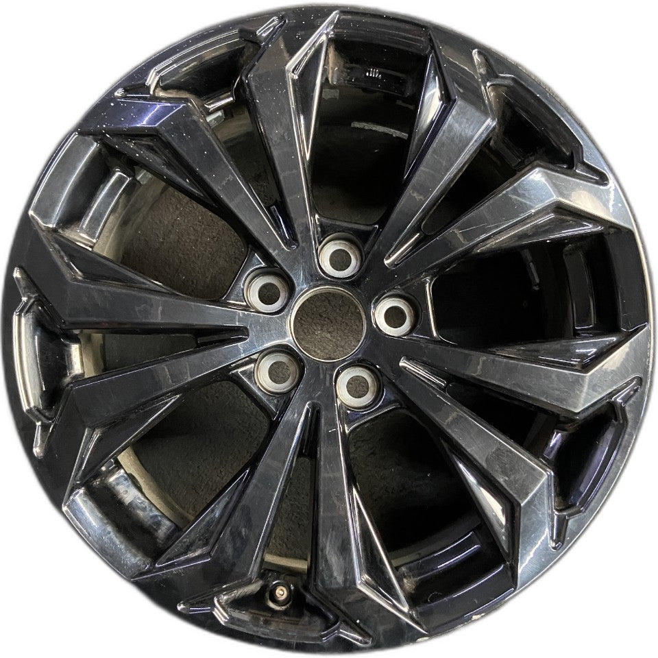 18" RAV4 22 18x7 alloy 5 spoke split spoke black Original OEM Wheel Ri ...