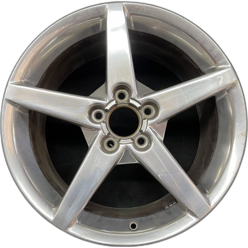 19" CORVETTE 05-07 19x10 rear 5 spoke polished opt QG7 Original OEM Wh ...