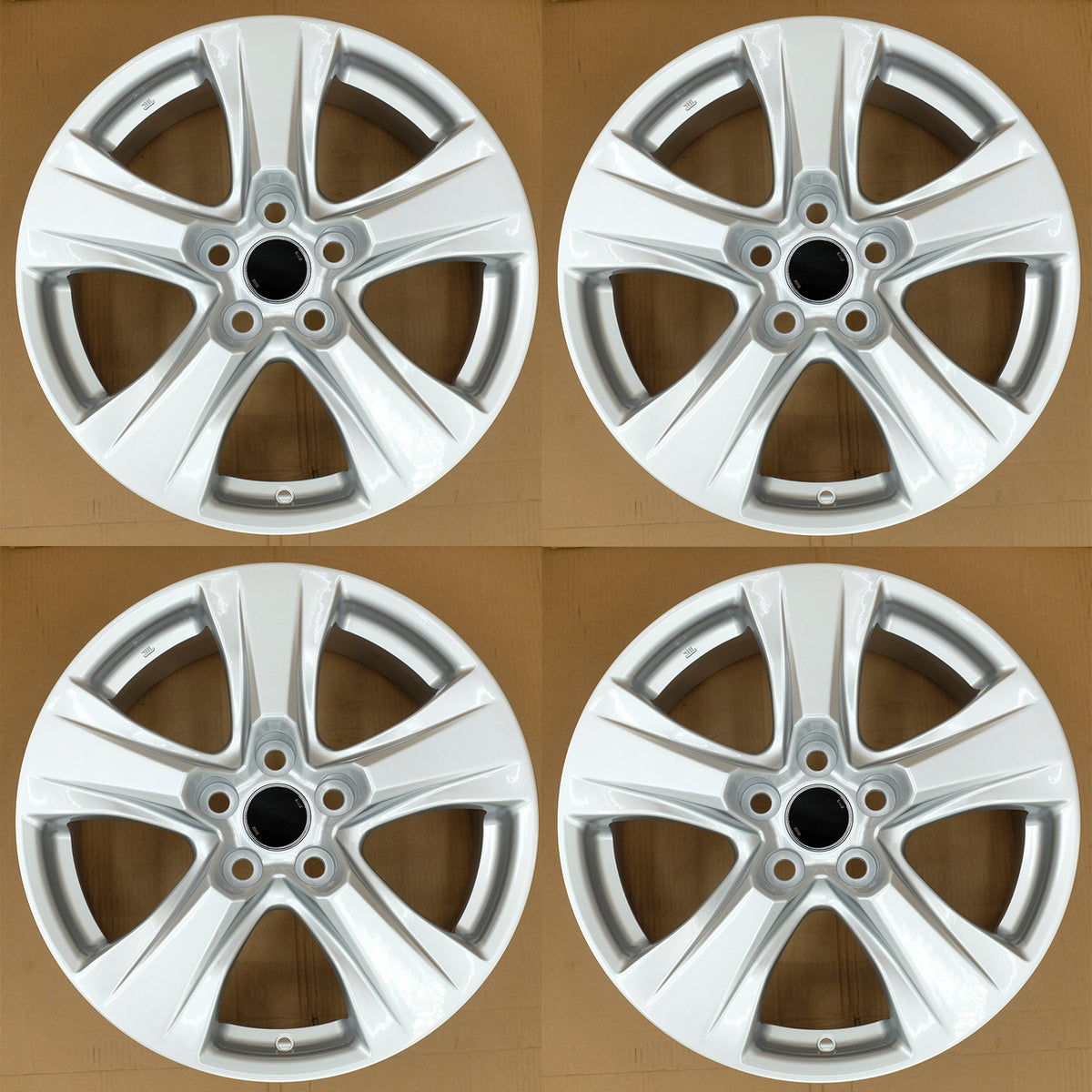 17” Set of 4 17x7 Silver Wheels for Toyota RAV4 2019-2024 OE Style Rep ...