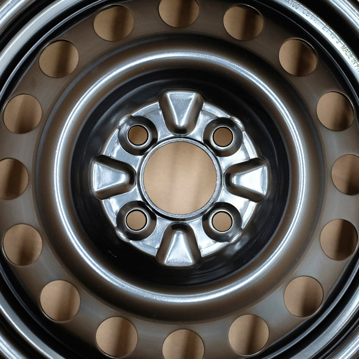 15" Single 15X5.5 Black Steel Wheel For Nissan Versa 2013-2019 OEM Qua ...