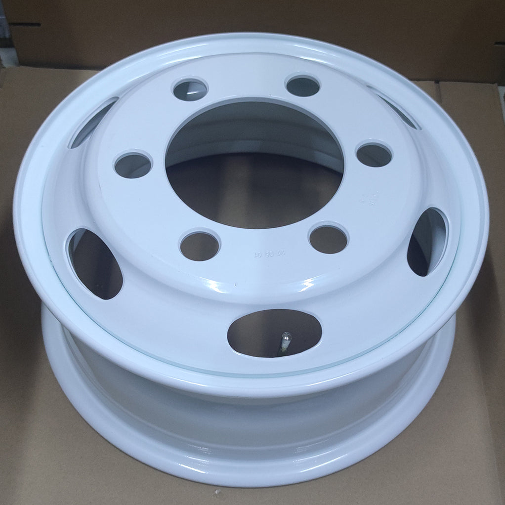 16" Single 16x6 White Steel Wheel For ISUZU NPR NPR-HD NQR 1995-2023 O ...
