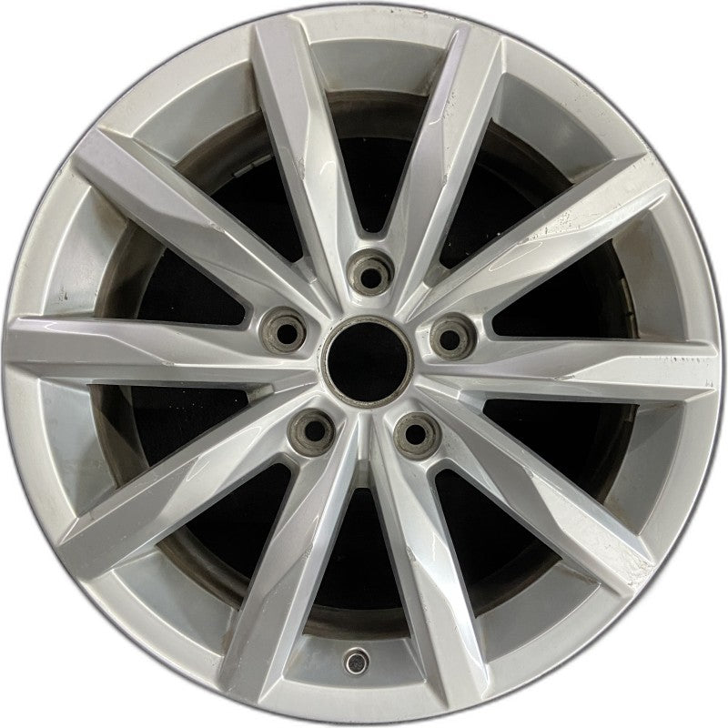 18" TOUAREG 17 18x8 alloy 10 spoke opt C5G Original OEM Wheel Rim — OEM ...