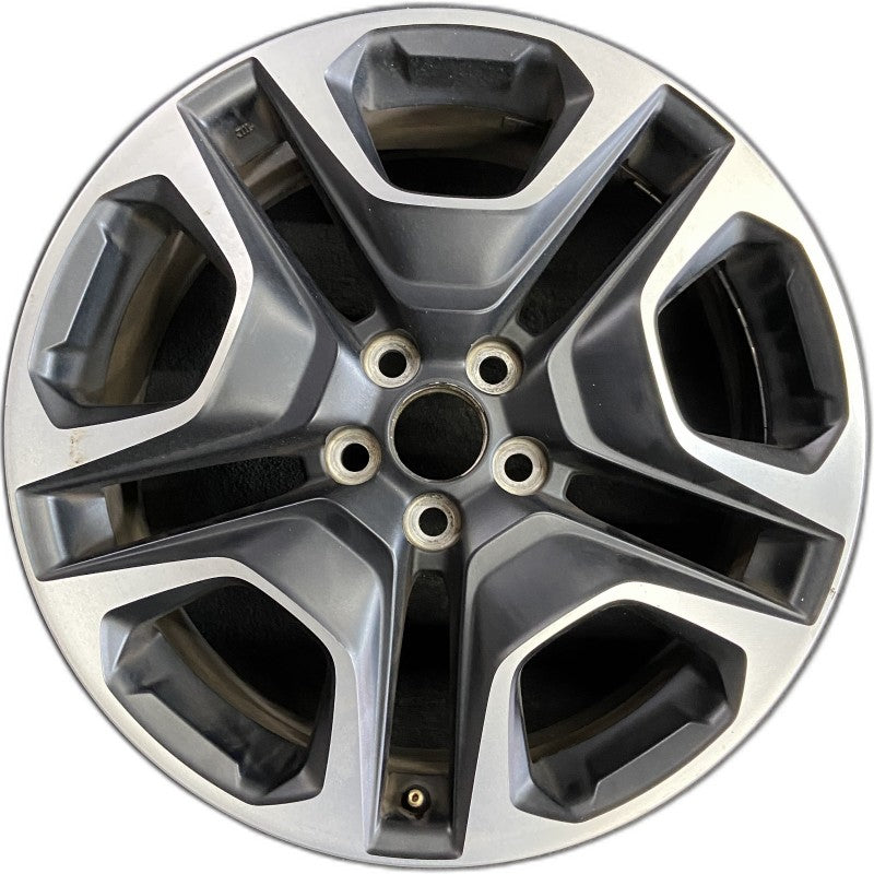 19" RAV4 19-20 19x7.5 alloy 10 spoke 5 split spoke matte black inlay O ...